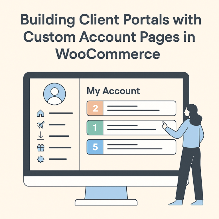 Building Client Portals with Custom Account Pages in WooCommerce